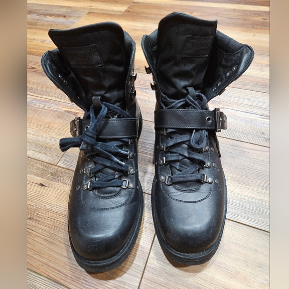 Prada | Shoes | Prada Black Mens Boots | Poshmark